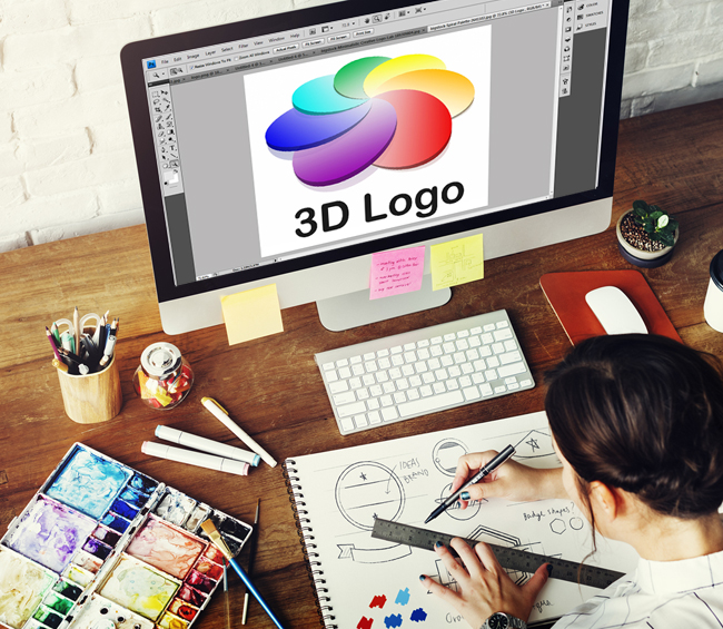 3D Logo Design Services - Flatworld Solutions